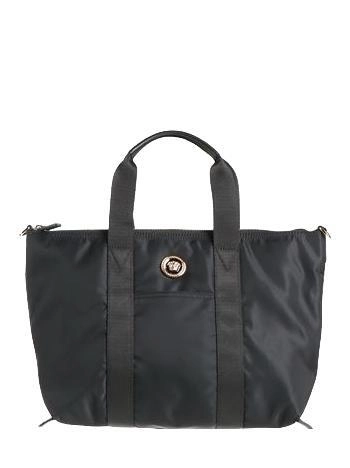 Versace Polyamide And Calfskin Tote - Black