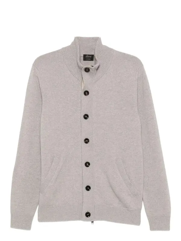 Brioni Cashmere Cardigan - Grey