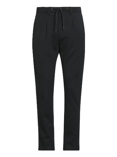 YES ZEE BY ESSENZA Flannel Darts Tapered Leg Pants - Black