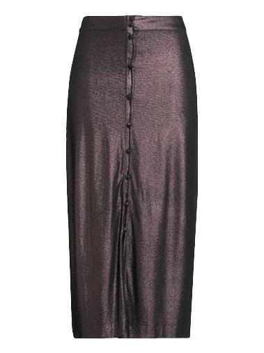 Majestic Filatures Midi Skirt Size Viscose, Elastane - Plum