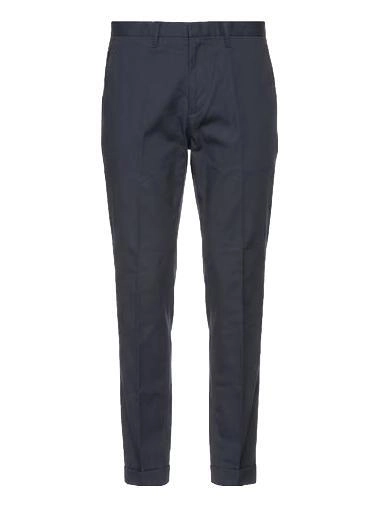 Emporio Armani Tailored Cotton Elastane Pants - Navy