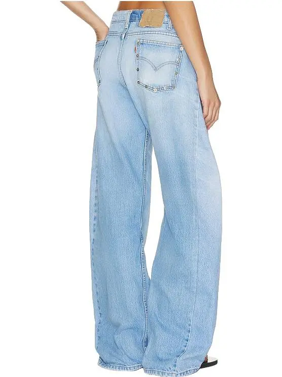 ALIGRACE The Noa Barrel Jean Light Wash Denim - Light & Medium