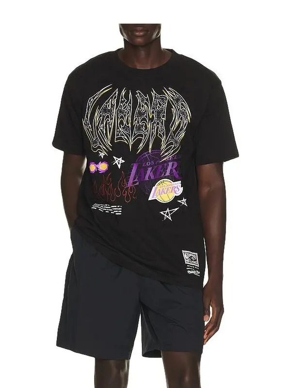 Mitchell & Ness Nba Los Angeles Lakers Best In Class Tee - Black