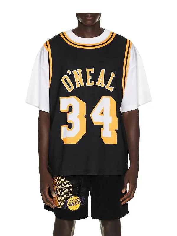 Mitchell & Ness Shaquille O'neal Lakers Jersey - Black