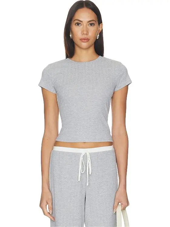 LOVERS AND FRIENDS Reagan Top In Grey - Gray