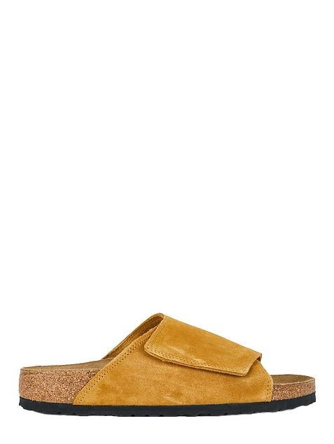 BIRKENSTOCK Solana Suede Sandals - Cork Brown