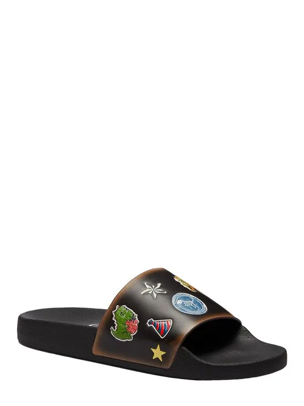 COACH OUTLET Rexy 10th Birthday Pool Slide With Sticker Print - Black