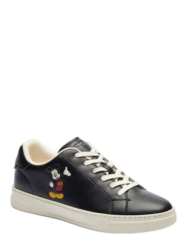 COACH OUTLET Disney X Coach High Line Sneaker With Mickey Mouse - Black