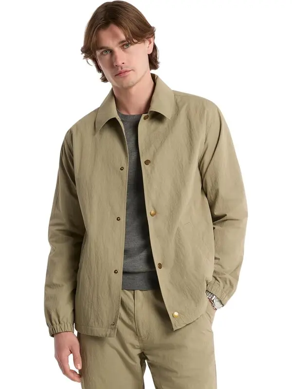 Michael Kors Crinkled Nylon Jacket - Green