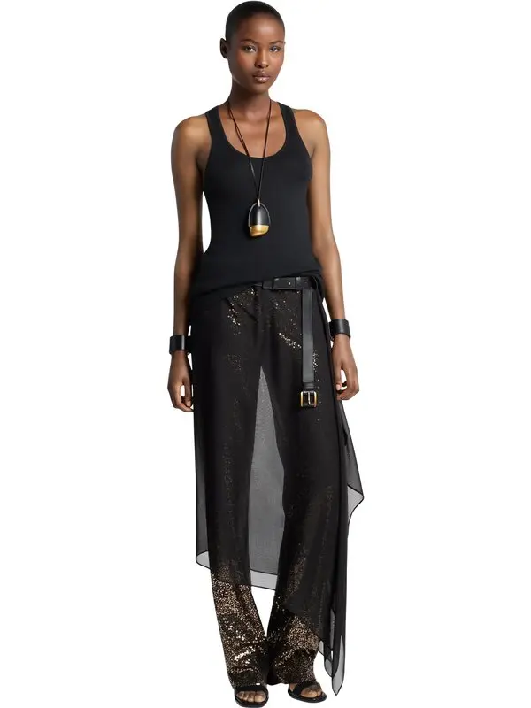 Michael Kors Wool Blend Tank Top - Black