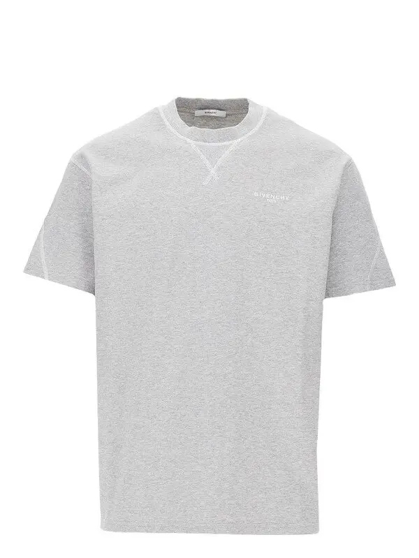 Givenchy Couture Eam' Cotton T-hirt - Grey