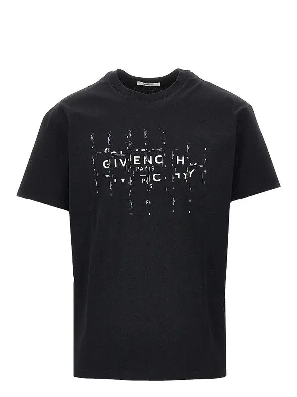 Givenchy Photographic Negative' Print T-hirt - Black