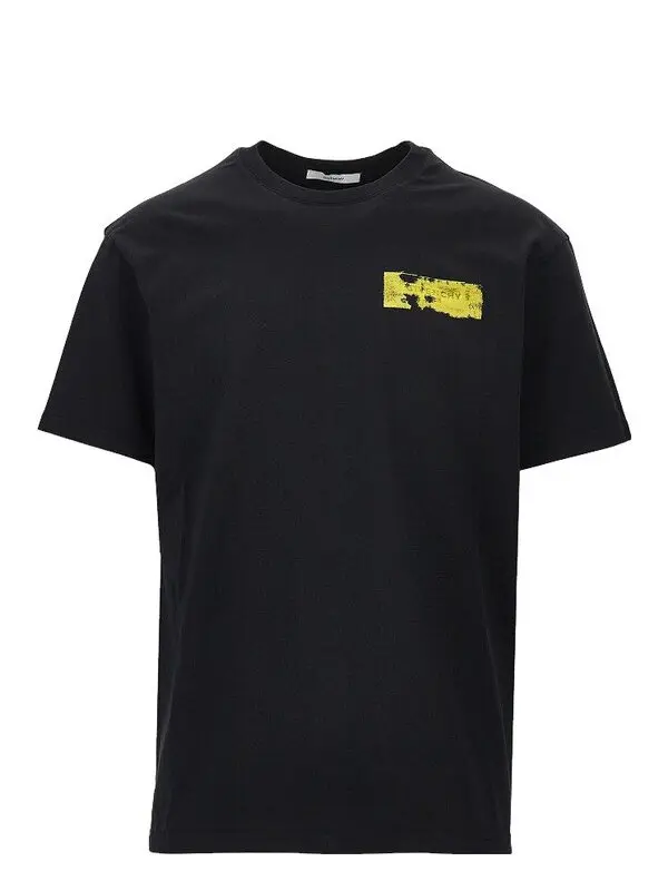 Givenchy Pari Paint' Print T-hirt - Black