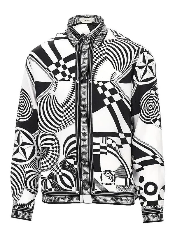 Versace Printed Silk Twill Shirt - Multicolor