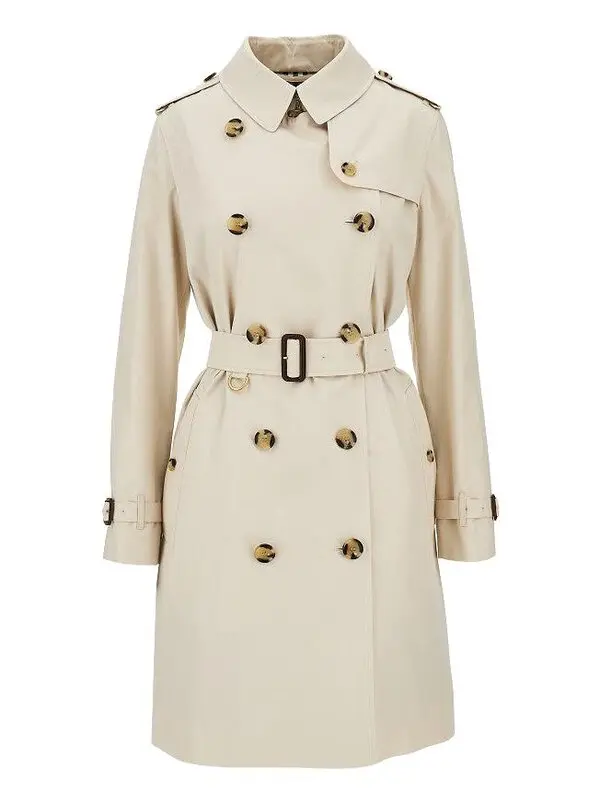 Burberry Kensington" Trench Coat - Beige