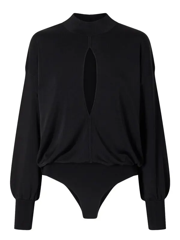 Galvan Fontana Stretch-jersey Bodysuit - Black