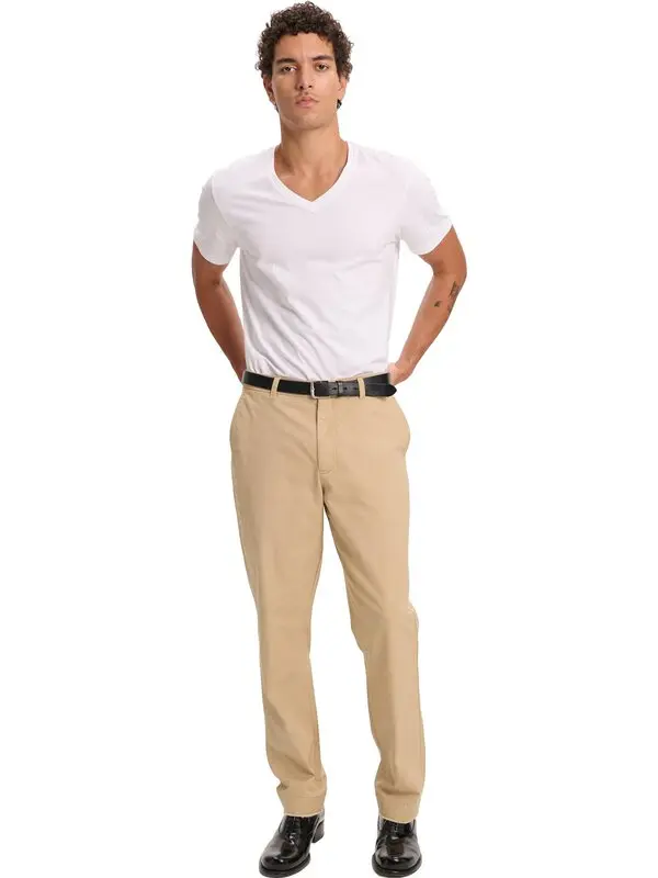 ATM Anthony Thomas Melillo Cotton Twill Chino Pant - Khaki