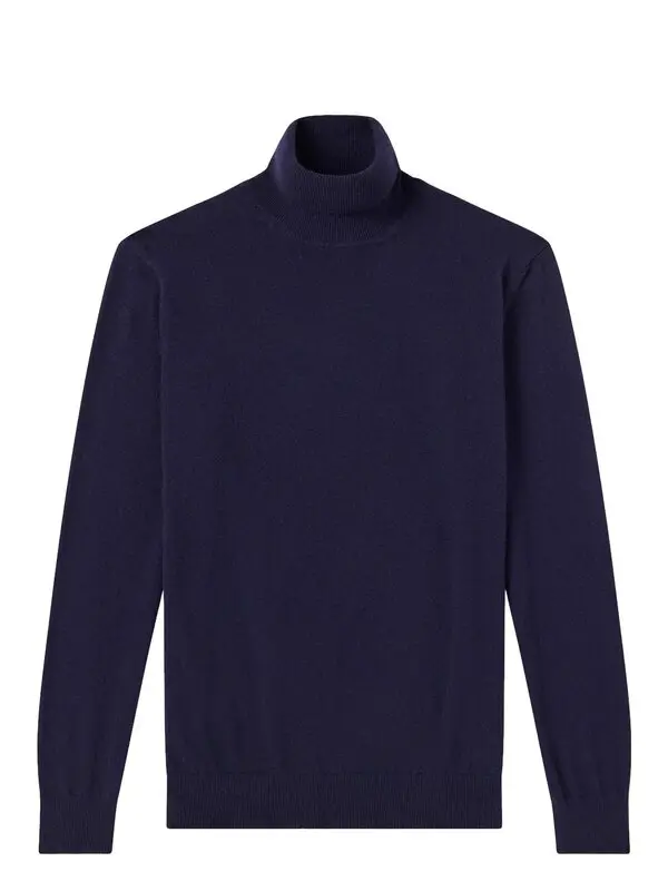 PIACENZA CASHMERE 1733 Rollneck Sweater - Blue