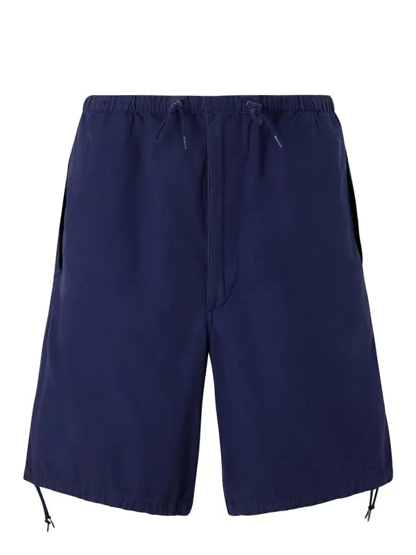 Polo Ralph Lauren Straight-leg Cotton-canvas Shorts - Navy