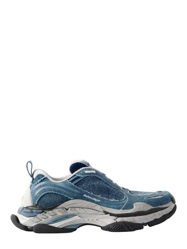 Balenciaga Triple S.2 Denim Sneakers - Blue