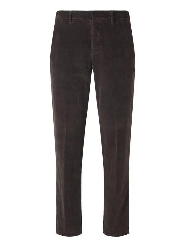 Altea Dumbo Straight-leg Corduroy Trousers - Brown