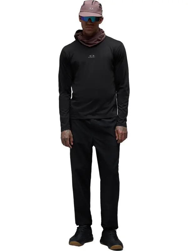 Oakley Long Sleeve Performance Tee With Upf 30 - Black