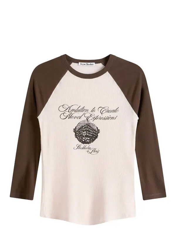 Acne Studios Emersona Top - Beige/brown