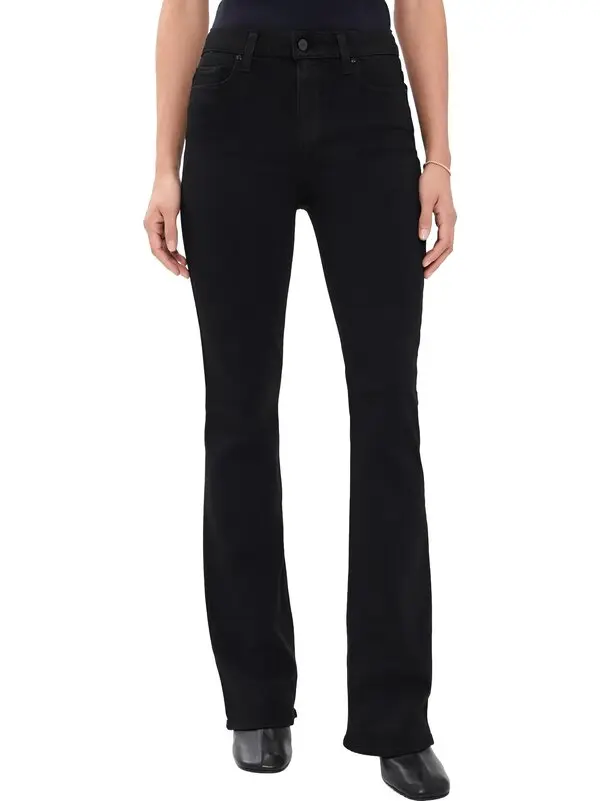 Paige Laurel Canyon Jeans - Black Shadow