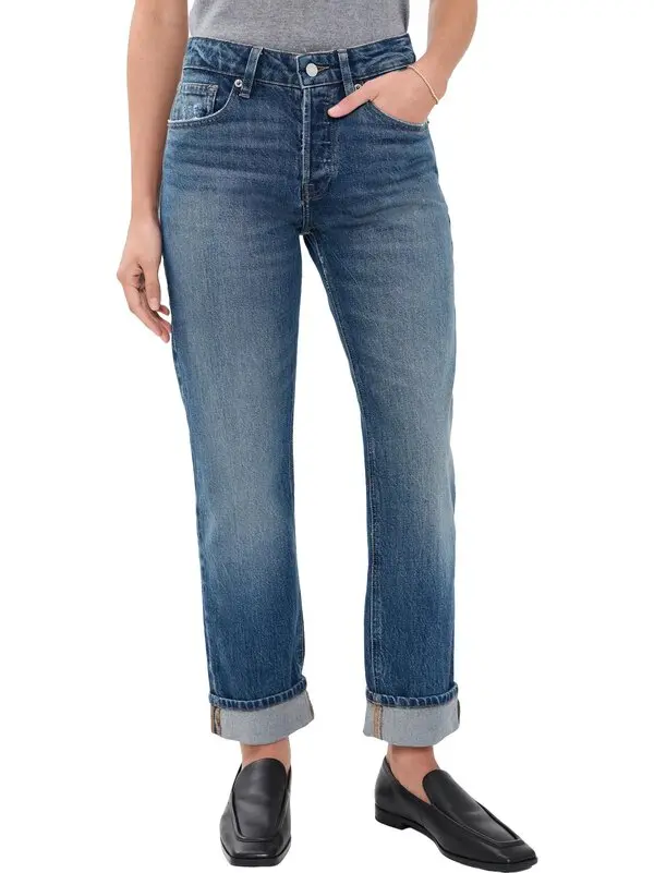 Good American Vintage Straight Ankle Jeans - Indigo1282