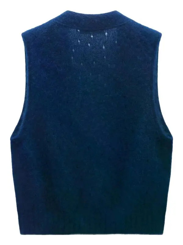 Dorothee Schumacher V-neck Knitted Vest - Blue
