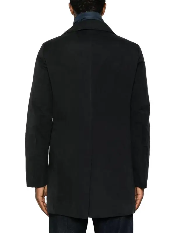 ZEROSETTANTA STUDIO Button-fastening Single-breasted Coat - Black