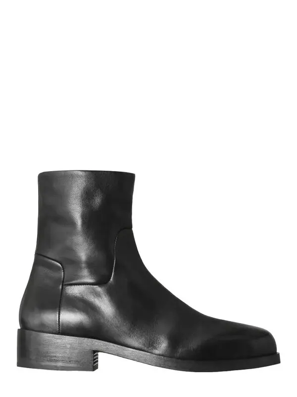 Marsèll Leather Ankle Boots - Black