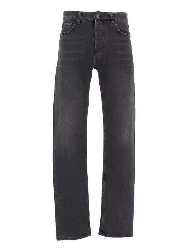 Emporio Armani Straight-leg Five-pocket Jeans - Grey