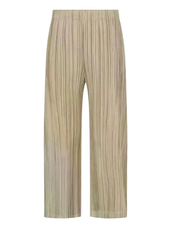 Issey Miyake Beige Pleated Trousers - Neutrals