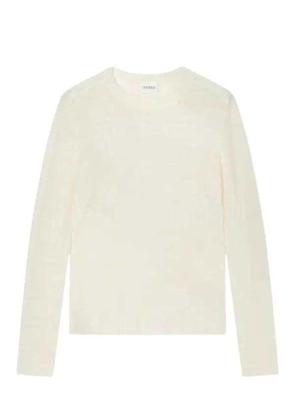 Closed Open-knit Long-sleeve Sweater - Neutrals