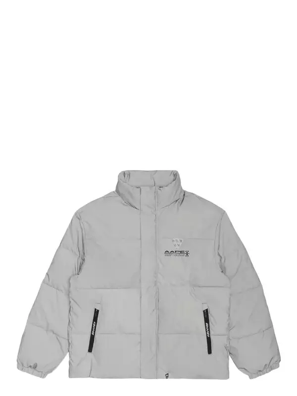 AAPE BY *A BATHING APE Moonface Patch Padded Jacket - Grey