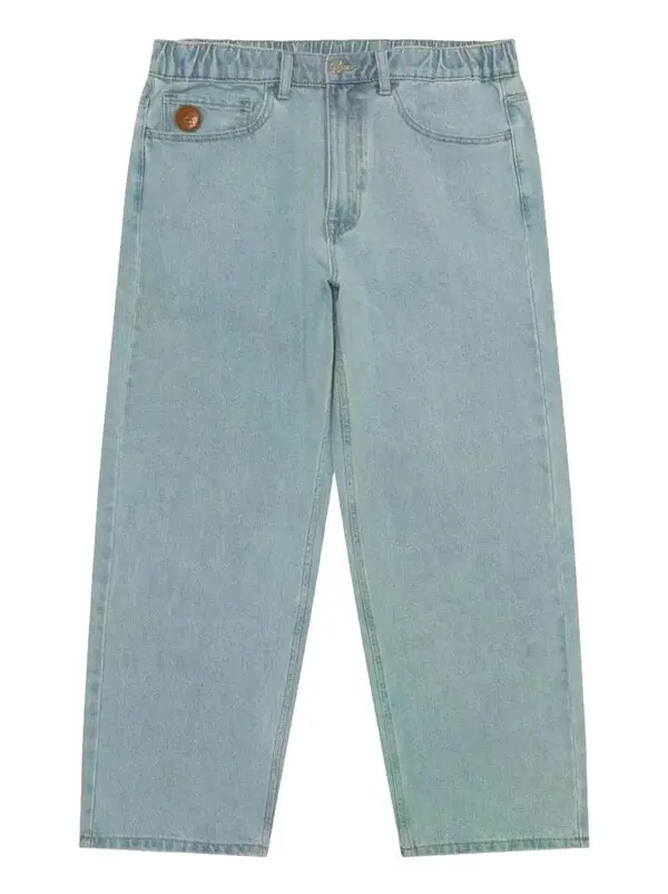 AAPE BY *A BATHING APE Moonface Patch Jeans - Blue