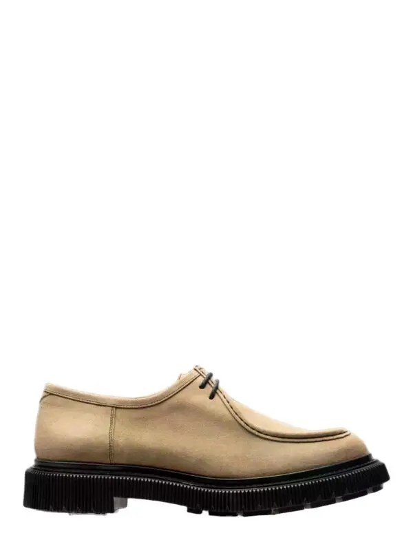 ADIEU PARIS Type 212 Lace-up Suede Shoes - Neutrals