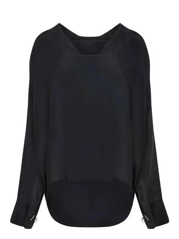 ERMANNO FIRENZE Long-sleeve Blouse - Black