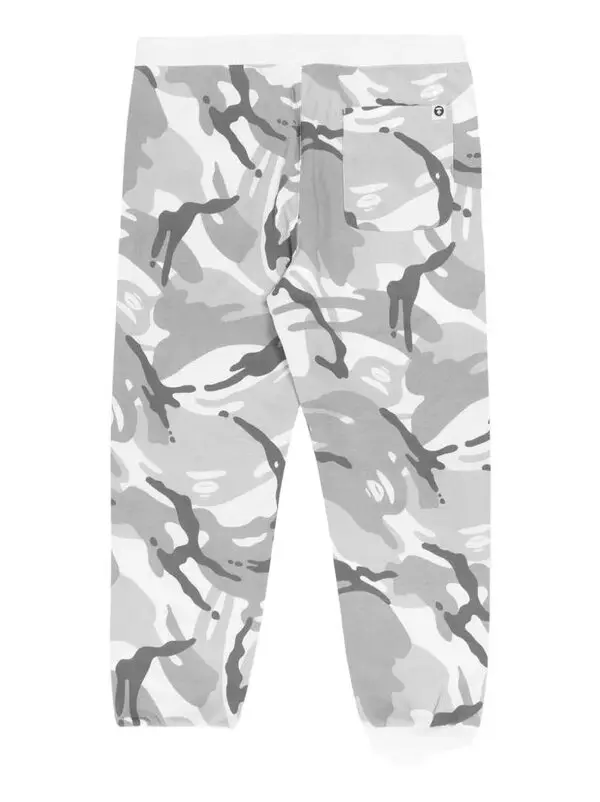 AAPE BY *A BATHING APE Camo-print Track Pants - Grey