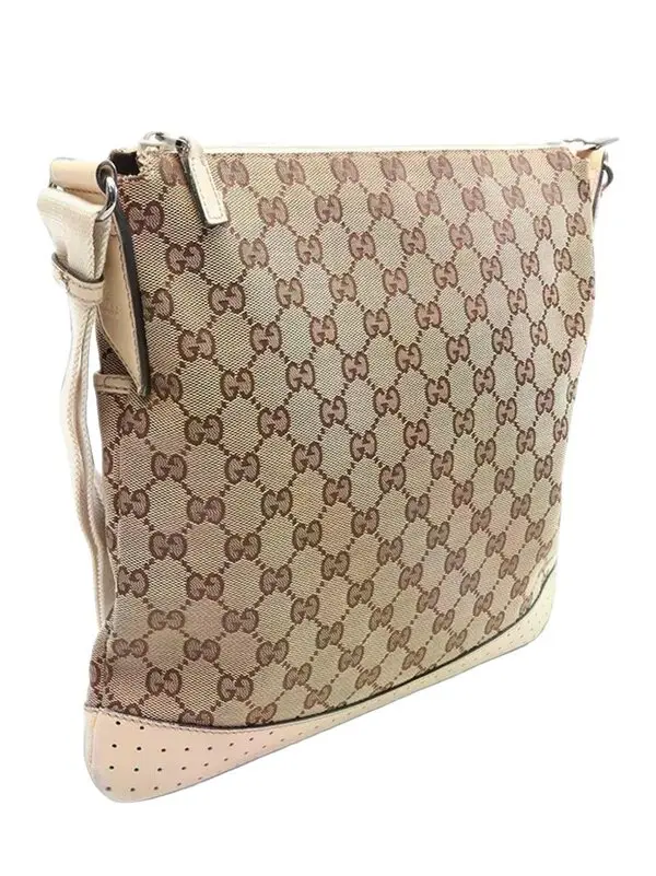 Gucci Gg Canvas Crossbody Bag - Neutrals