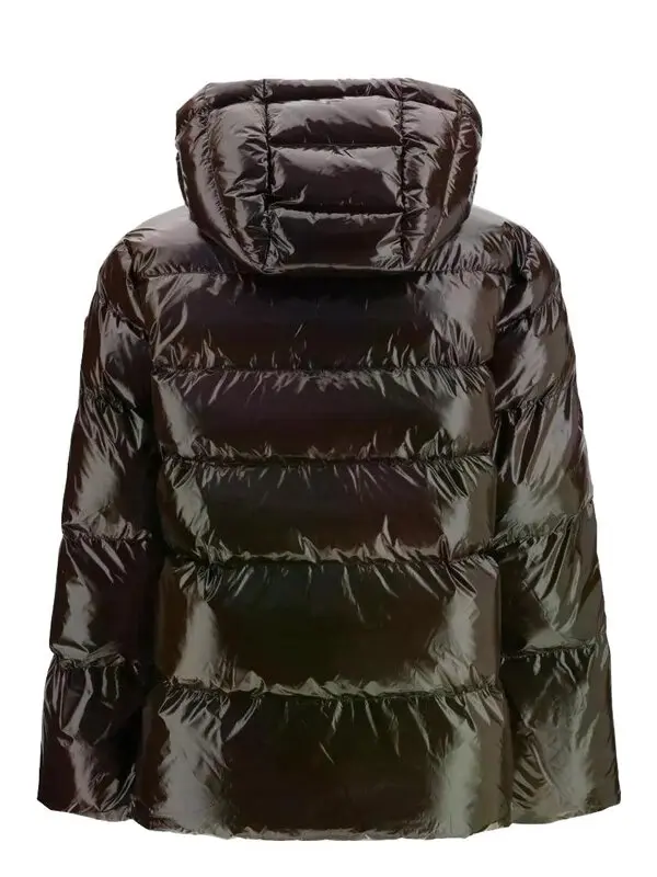 Pinko Eleodoro Hooded Down Jacket - Brown