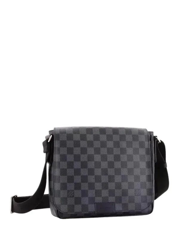 LOUIS VUITTON Damier Graphite Pm Messenger Bag - Black