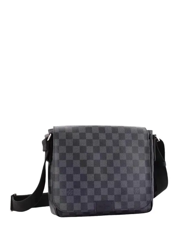 LOUIS VUITTON Damier Graphite Pm Messenger Bag - Black