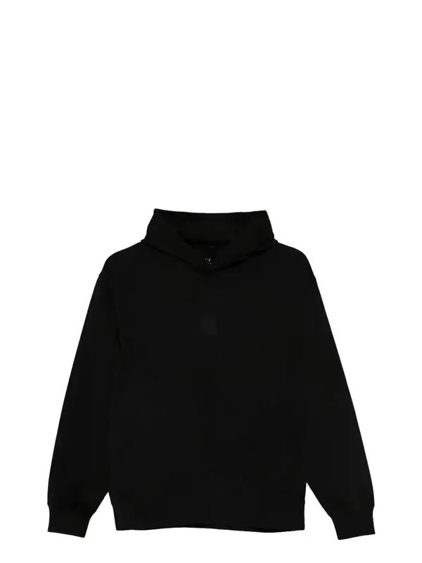 C.P. COMPANY Metropolis Series Logo-patch Hoodie - Black