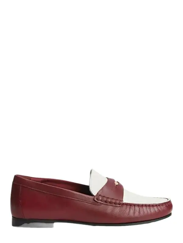 Tommy Hilfiger Leather Loafers - Red