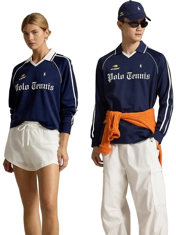 Ralph Lauren Us Open Tennis Championships Long Sleeve Pullover - Refined Navy