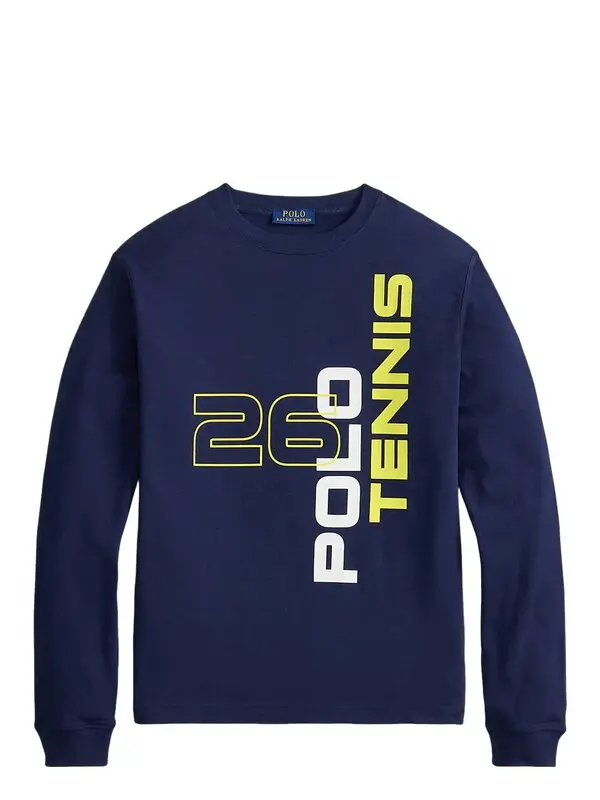 Ralph Lauren Us Open Graphic Jersey Long-sleeve Tee - Refined Navy
