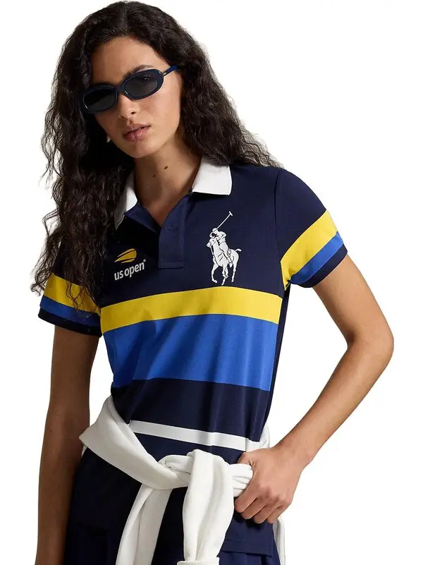 Ralph Lauren Us Open Ball Crew Polo Shirt - Refined Navy Multi