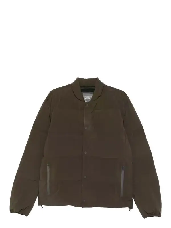 Herno Quilted Press-stud Jacket - Brown